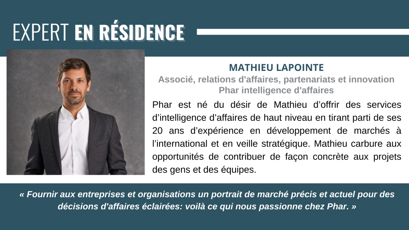 Mathieu Lapointe - Export Outaouais